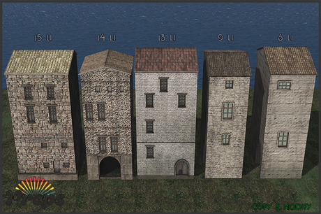 Second Life Marketplace - PROPS Tall Facade Buildings
